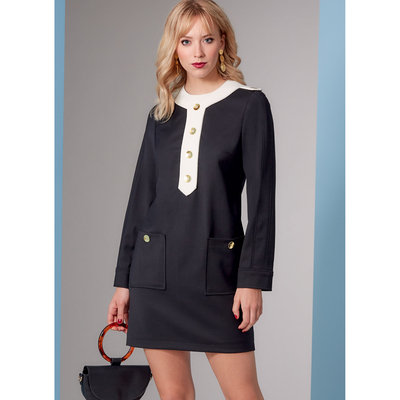 黑白撞色小香风长连衣裙欧美性感定制做party tailored dresses