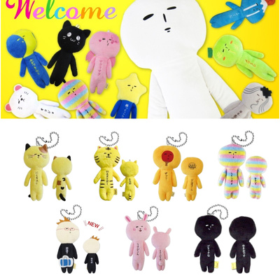国现包邮 Yukio丑娃娃毛绒挂件钥匙扣