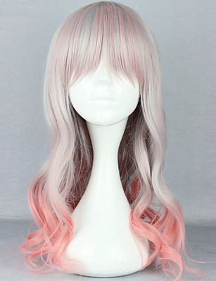 中长 渐变 高温丝 假发 高档 外贸假发