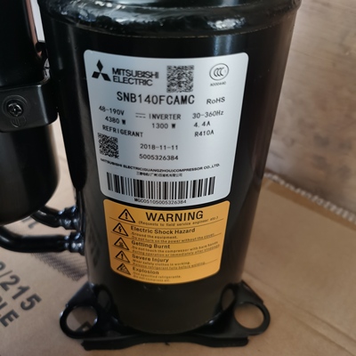 三菱变频压缩机SNB140FCAMC图片实物可配变频驱动器功能包好