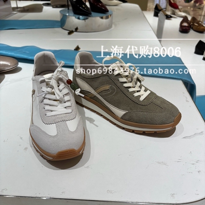 思加图2025秋季女鞋阿甘鞋德训鞋