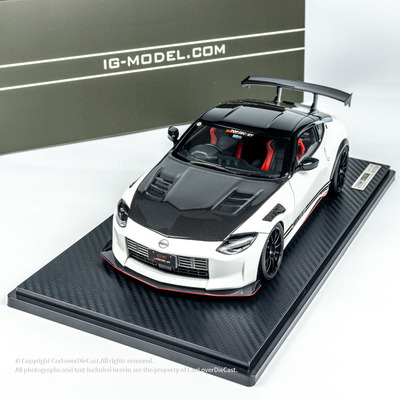 IG 1:18 TOP SECRET Fairlady Z (RZ34) 白色 汽车模型