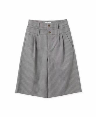 日本订购 atmos pink Stripe Half Pants 双腰头中裤