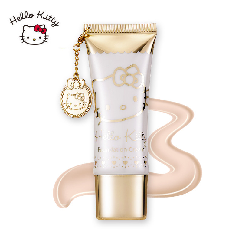 HELLO KITTY凯蒂猫水润粉底液滋润调色保湿遮瑕膏40ml
