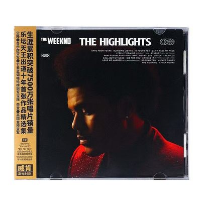 正版 威肯 盆栽哥The Weeknd专辑 The Highlights高光时刻 CD唱片