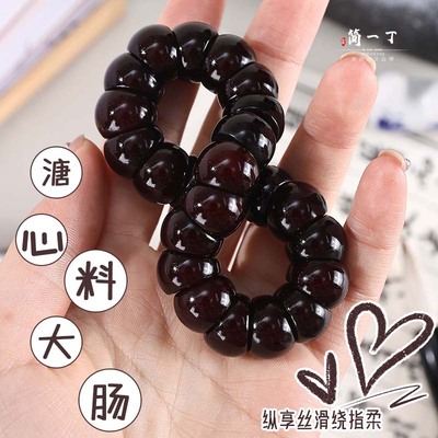 天然溏心老料大肠珠菩提根手串文玩绕指柔学生盘玩蒜瓣解压手串女