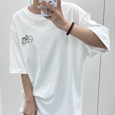 SPAO&蜡笔小新chiikawa联名短袖