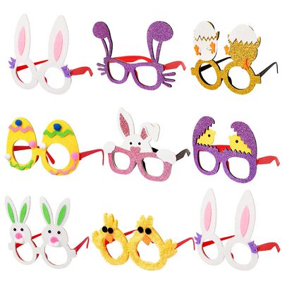 Kids Easer Pary Bunny Egg Glasses Frame Phoo Booh Props 2025