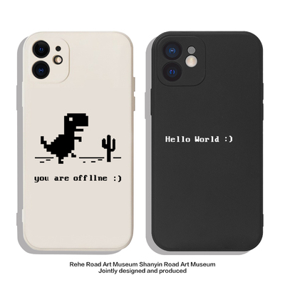 离线星球~创意ins像素iPhone14promax苹果13荣耀magic5pro新款xs情侣手机壳vivoS12适用mate50e华为P30小米11