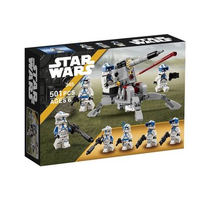 中国积木星球大战75345第501克隆人骑兵战斗兵包男孩拼装玩具礼物