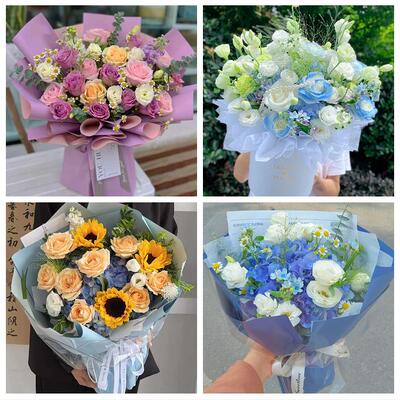 天津滨海新区宁河静海蓟州区同城鲜花店玫瑰向日葵绣球送朋友生日