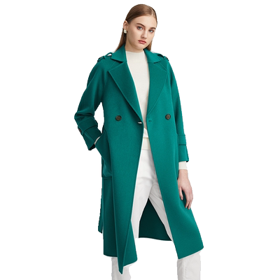 海兰丝绵羊毛韩范大衣品质