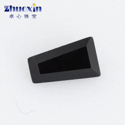 黑色方形裸石手表美甲仿钻