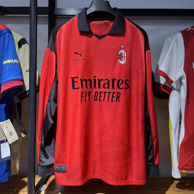kitsbox正品25/26AC米兰slam jam联名限量版长袖球衣787636-02