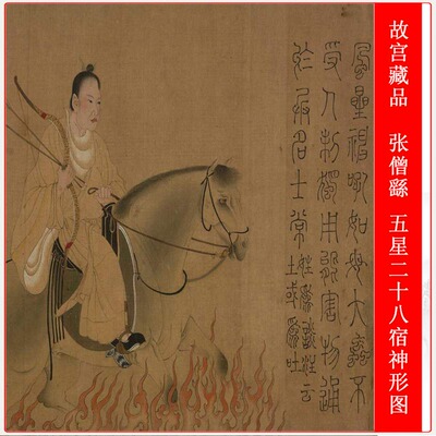 张僧繇五星二十八宿神形书画