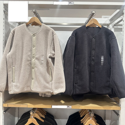 秋冬防风仿羊羔绒摇粒绒开衫