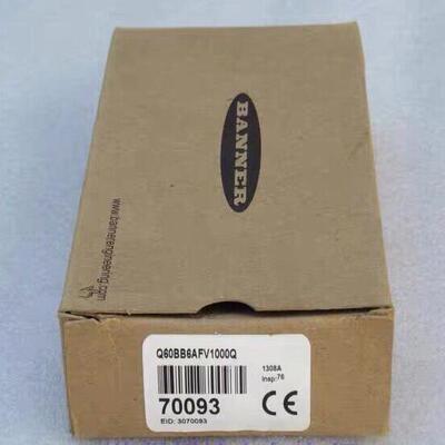 Q60BB6AFV1000Q BANNER传感器 工业工控自动化配件议价维修