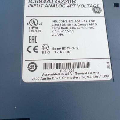 IC694ALG220B 工控模块 四路模拟电压输入工业模块议价维修