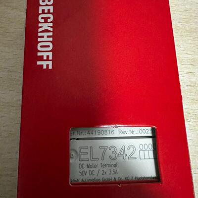 EL7342倍福直流电机端子模块 工控自动化模块议价维修