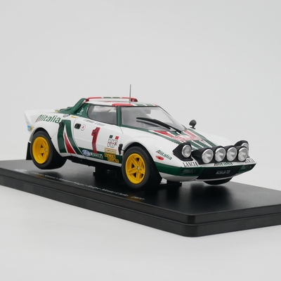 IXO 1:24 Lancia Stratos WRC 1977蓝旗亚拉力赛车合金汽车模型