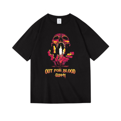 夏季sum41欧美摇滚Order In Decline周边纯棉短半袖T恤女男中性款