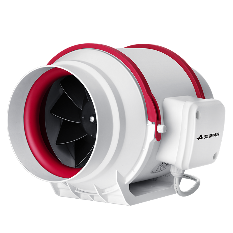 艾美特圆形管道式风机强力抽风机卫生间浴室厨房排风扇工业换气扇_虎窝淘