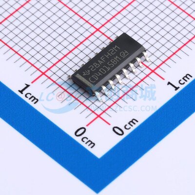移位寄存器 CD4015BM96 SOIC-16 TI/德州 电子元器件配单原装正品