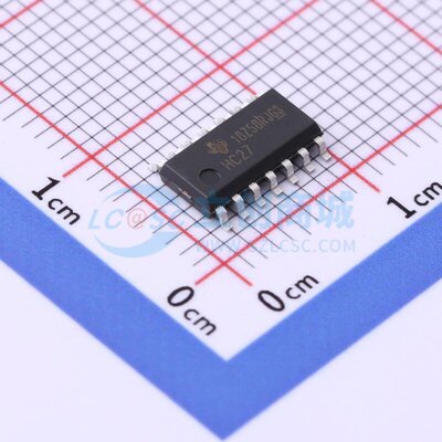 逻辑门 SN74HC27DR SOIC-14 TI/德州 电子元器件配单原装正品