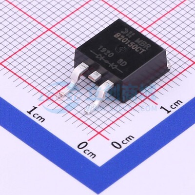 肖特基二极管 MBRB20150CT-13 TO-263 DIODES(美台) 电子元件配单