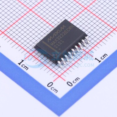 RS232芯片 MAX3222ECWN+T SOIC-18 MAXIM(美信) 电子元件原装正品