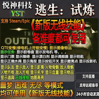 逃生试炼辅助科技The Outlast Trials修改器steam支持联机稳定