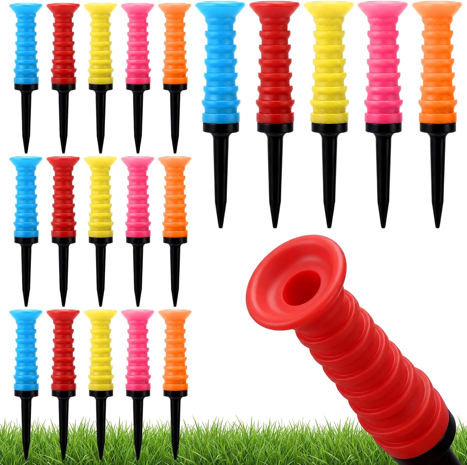 一号木发球钉 高尔夫球钉 GOLF TEE 好用球钉 增距离球梯 耐用