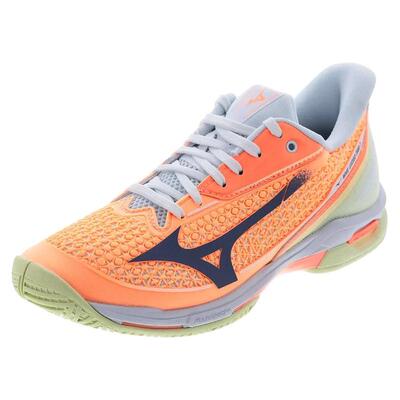 海外代购Mizuno/美津浓女士网球鞋回弹稳定轻量化透气球场