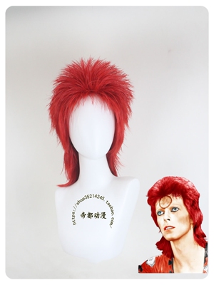 DavidZiggyStardustcos假发