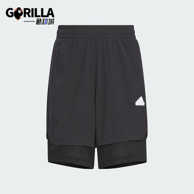 阿迪达斯大童防晒拒水防泼短裤