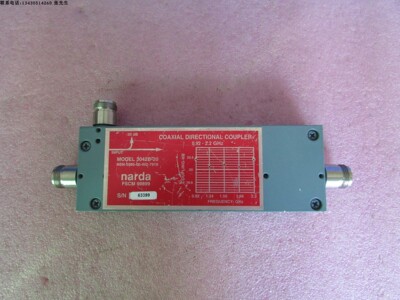 3042B-20 narda 0.92-2.2GHz 20dB N 500W 射频大功率定向耦合器