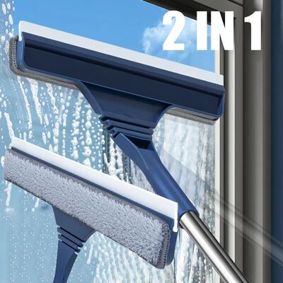 2 in 1 Window Mesh Screen Brush Window Cleaner Magic Broom