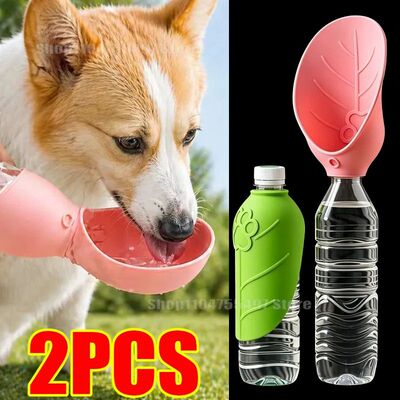 Universal Dog Cat Drinking Bowl Outdoor Feeding Water Portab