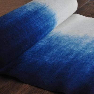 扎染渐变高品古道植物染色草木染