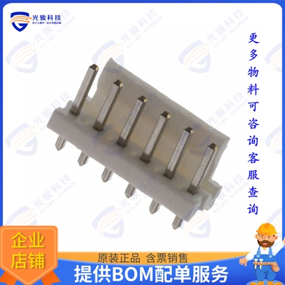 1744194-6 连接器CONN HEADER VERT 6POS 3.96MM