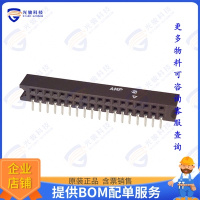532955-6 连接器CONN RCPT 36POS 0.1 GOLD PCB R/A