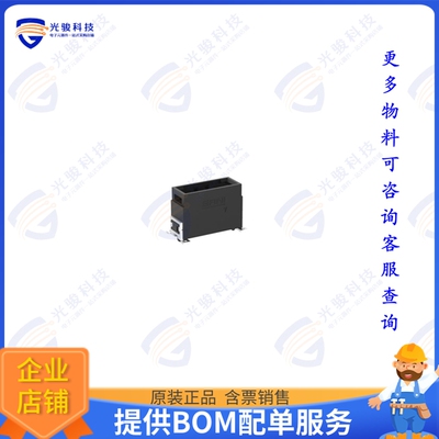 284656-E 连接器MAXIBR M 02POS VERT P SMT BK