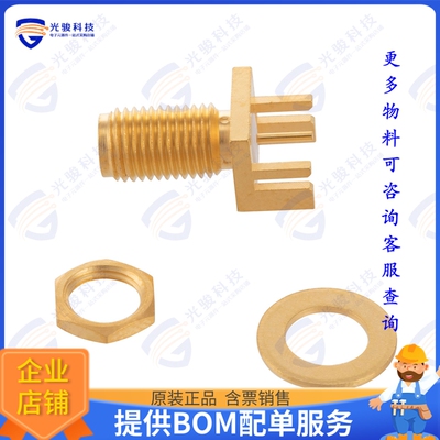 FMCN44206 连接器CONN JACK SOLDER SMA