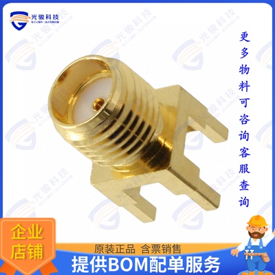 132134-11 连接器CONN SMA JACK STR 50 OHM PCB