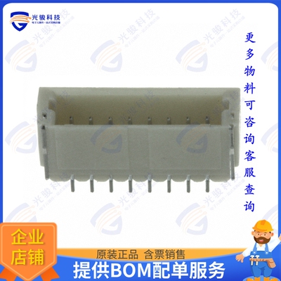 1734709-8 连接器CONN HEADER SMD R/A 8POS 1MM
