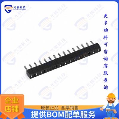 929850-01-15-10 连接器CONN RCPT 15POS 0.1 GOLD PCB