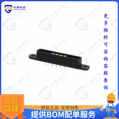 PH1-3L-04-FVMP-4560 连接器CONN SPRING MOD FEMALE 4POS PCB