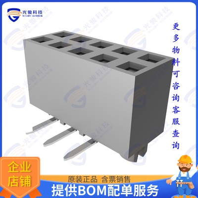 91615-303ALF 连接器CONN RCPT 6POS 0.1 GOLD SMD