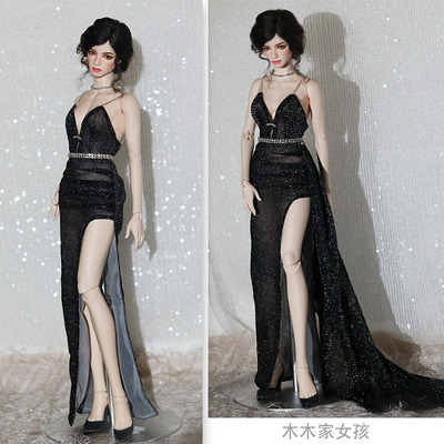 木木家女孩bjdsd开叉星空裙