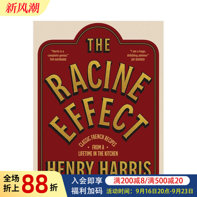 【预售】拉辛风味：毕生沉淀的法式经典料理 The Racine Effect 原版英文餐饮生活美食